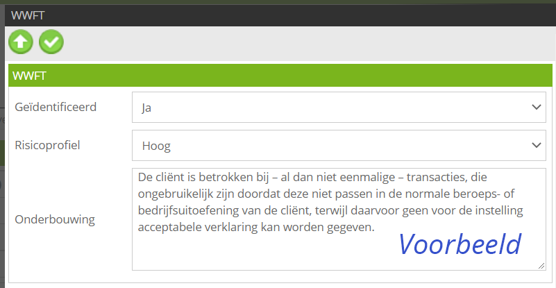 wwft-invullen | Support