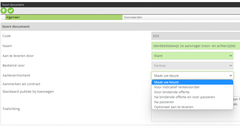 Stukkenlijst serviceprovider - Faster Forward Support